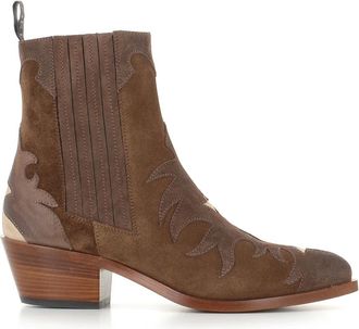 Sartore Sartore, Femme, Chaussures, Brun, Taille: 40 1/2 EU Bot Texan