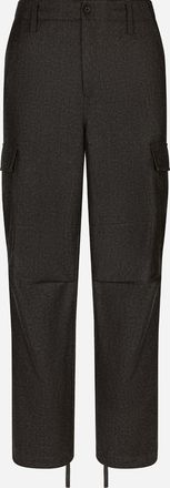 Dolce & Gabbana Cargohose Aus Flanell - Mann Hosen Und Shorts Grau 46