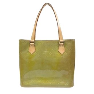 Louis Vuitton Sac cabas vintage en cuir verni doccasion - Femme - Pre-owned - Vert - Taille: ONE Size