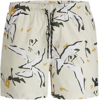 Jack & Jones Jpstmaui Jjswim Ocean Days AKM, Cr&egrave;me au Beurre., M