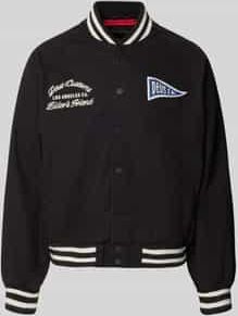 Deus Regular Fit Jacke mit Logo-Patch Modell Stadium