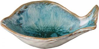 Ib Laursen Schale Ocean Blue mini fischförmig