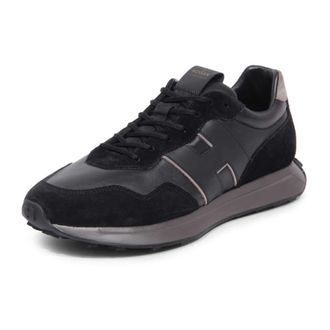 Hogan Homme, Chaussures, Noir, Taille: 42 EU H601 Allacciato H Patch
