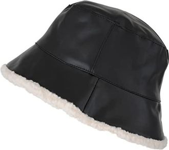 Toutacoo Bob de Pluie, Cir&eacute; Mat, Imperm&eacute;able, Int&eacute;rieur Fourr&eacute; (Noir)