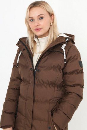 Brave Soul Winterjacke Steph Mit Kapuze und kuscheligem Teddy-Fell