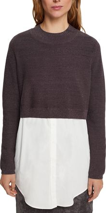 Esprit Damen 112EO1I320 Pullover, 013/ANTHRACITE 4, XL