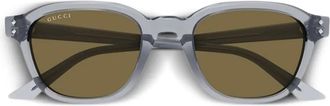 Gucci lunettes de soleil &agrave; monture carr&eacute;e - Vert