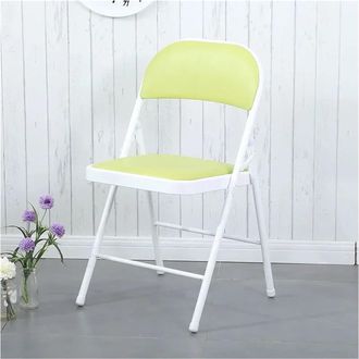 Generic Tragbarer Stahl-Klappstuhl - Schwarzer Faltbarer Campingstuhl für den Außenbereich, platzsparendes Design, robuste Konstruktion, leichte Strandstühle 