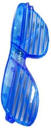 Generic Lunettes LED pour F&ecirc;te Dhalloween, &agrave; la Mode, Clignotant, Obturateur Lumineux, en Mati&egrave;re Plastique, pour Hommes et Femmes, Taille (BLUE)