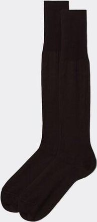 Calzedonia Lange Herrensocken Mit Fil Decosse Braun