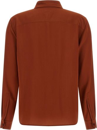 Saint Laurent Cassandre Shirt - Rust