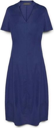 Elena Miro Femme, Robes, Bleu, Taille: 50 FR Robe évasée en coton