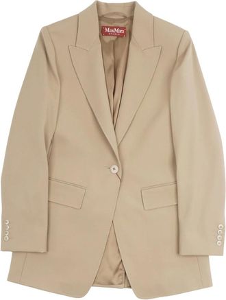 Max Mara Femme, Vestes, Beige, Taille: 36 FR Blazers