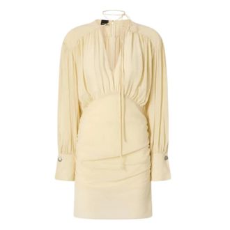 Pinko Pinko, Femme, Robes, Beige, Taille: 40 FR Apricena Dress