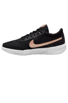 Nike Nike Damen Court Zoom Lite 3 Gymnastikschuh, Schwarz Rot MTLC Bronze Weiß, 38.5 EU