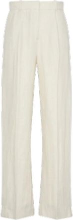Calvin Klein Femme, Pantalons, Blanc, Taille: 44 FR Pantalon blanc pour homme