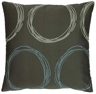 Apelt Kissenhülle Plexi Farbe 10, moderner und trendiger Kissenbezug, hochwertige und schicke Zierkissenhülle mit eingewebten Kreisen, aufwendige Jacquard W