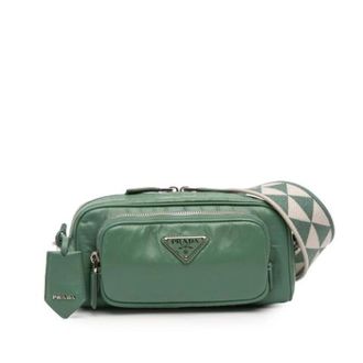 Prada unisex, Pre-owned, Vert, Taille: ONE Size Sac bandouli&egrave;re vintage Pre-owned