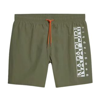 Napapijri Gr&uuml;ne Regular Fit Badehose - - Swimwear - Herren - Gr&uuml;n - S