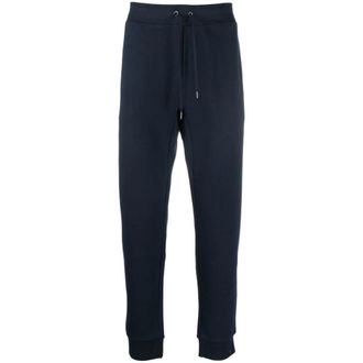 Polo Ralph Lauren Blaue Doppelstrick Elastische Taille Hose - - Trousers - Herren - Blau - L