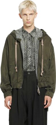 Ziggy Chen Croppped Full Zip Hoodie