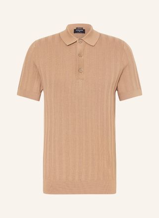 Strellson Strick-Poloshirt Robas braun