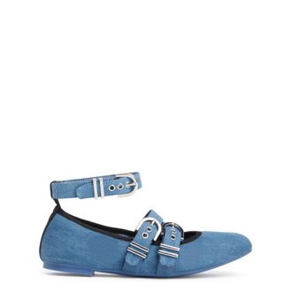 Stuart Weitzman Maverick Ballerina - - Shoes - Damen - Blau - 37 EU