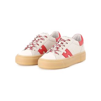 Hogan Low-Top Sneaker - Sneaker aus Leder - Gr. 36 (EU) - in Beige - f&uuml;r Damen