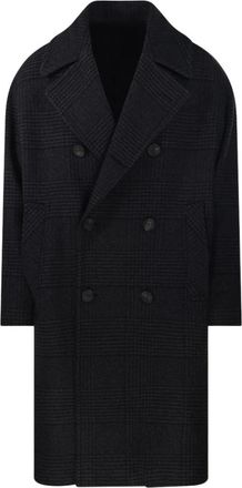 Hev&ograve; Tricaseq Mantel - - Coats - Herren - Schwarzk - L