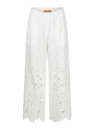 Ermanno Scervino Pantalons D&eacute;contract&eacute;s - Blanc