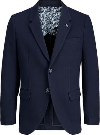 Jack & Jones Jprmartin Leeds Hr02 Sn Blazer en Jersey, Bleu Nuit, 56 Hommes
