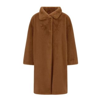Herno Femme, Manteaux, Brun, Taille: 34 FR Cappotto Soft Alternative Fur