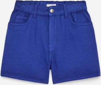 Arket Bestickte Jeansshorts -Blau