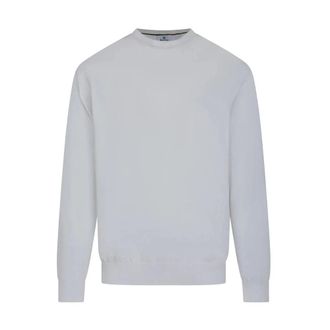 Aquascutum Baumwollstrick-Pullover mit Rundhalsausschnitt - - Knitwear - Herren - Wei&szlig; - S