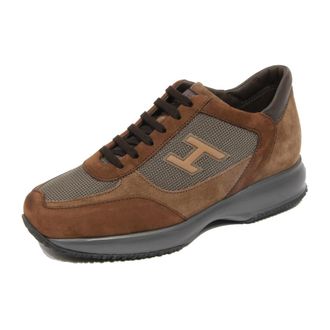 Hogan Homme, Chaussures, Brun, Taille: 44 EU Interactive H Flock