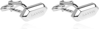 Lanvin Homme, Accessoires, Gris, Taille: ONE Size Boutons de manchette Label