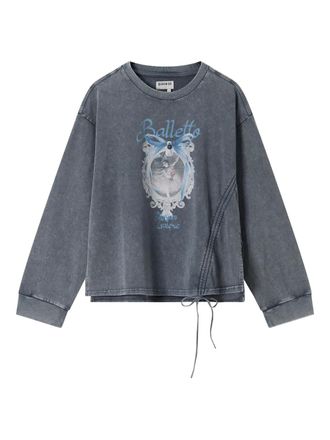 Musium Div. sweat à imprimé graphique - Gris