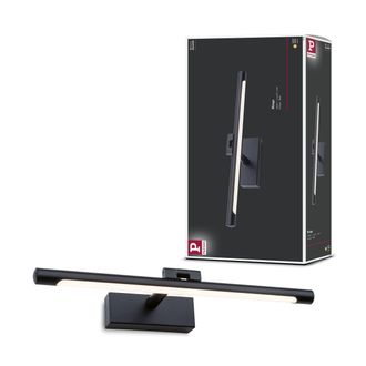 Paulmann 95564 LED Bilderleuchte Mingo 400mm incl. 1x9,5 W Warmwei&szlig; Schwarz Bildbeleuchtung Metall, Kunststoff Wandlampe 3000 K