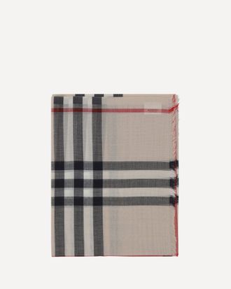 Burberry Silk and wool Scarf Female UNI