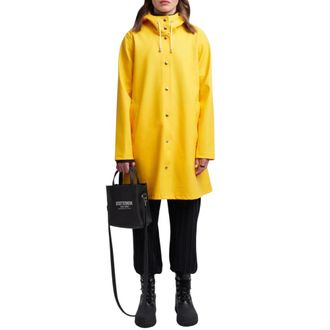Stutterheim Gelber A-Linien-Regenmantel Mosebacke - - Jackets - Damen - Gelb - 2XS