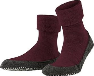 Falke Cosyshoe M HP Laine Picots sur la Semelle Chaussettes stoppeuses, Rouge Burnt Siena 8498, 43/44 EU Homme