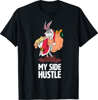 Looney Tunes Weihnachten Looney Tunes Bugs Bunny Christmas Side Hustle T-Shirt