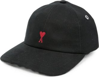 Ami Hat With Heart Embroidery Quota Ami De Coeur