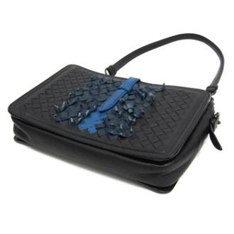 Bottega Veneta Sac bandouli&egrave;re en cuir Pre-owned - Femme - Pre-owned - Bleu - Taille: ONE Size