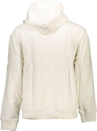 Calvin Klein Cotton Logo Hoodie - White