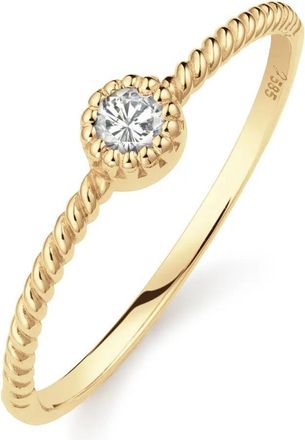 Jackie Gold Ring - Grimaldi 585 Gold Ring - Gr. 54 - in Gold - für Damen