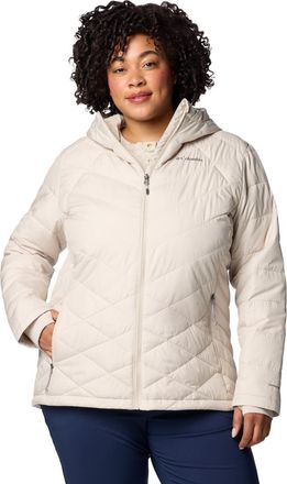 Columbia Damen Heavenly Kapuzenjacke Pufferjacke mit Kapuze, Dark Stone, M