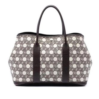 Herm&egrave;s Pre-owned Garden Party 30 - - Pre-owned - Damen - Wei&szlig; - ONE SIZE