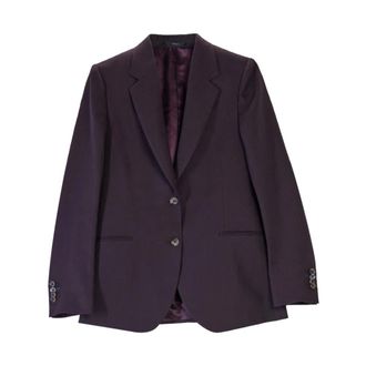 Paul Smith Giacca Lino - - Jackets - Damen - Lila - XS