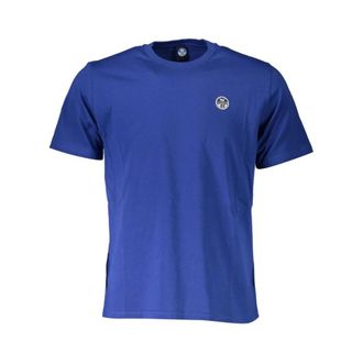 North Sails Nautisches Crew Neck Tee - - Tops - Herren - Blau - M